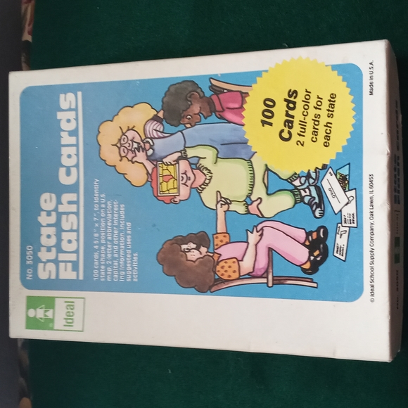 Ideal School Supply Co | Toys | Vintage 987 Ideal School 10 Count State ...